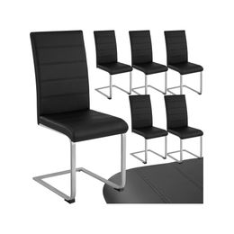 TecTake schwingstuhl set mit gepolstertem kunstlederbezug | Gr.: onesize
