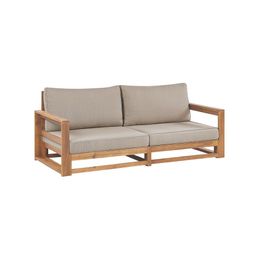 Beliani Gartensofa TIMOR in Braun/Grau/Beige - (W) 184 x (H) 72 x (L) 75 cm | Gr.: onesize