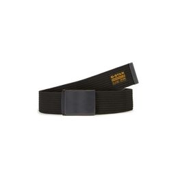 G-Star Raw G&uuml;rtel aus Gewebeband black metal/dk black | Gr.: onesize