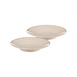 Ritzenhoff & Breker Ritzenhoff & Breker 2er Set Servierplatten Sahara &oslash; 31 cm in Creme | Gr.: onesize