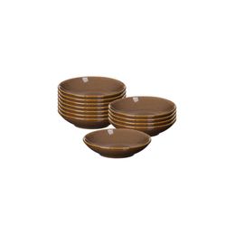 Ritzenhoff & Breker Ritzenhoff & Breker 12er Set Dipschalen Sahara &oslash; 10 cm in Dunkelbraun | Gr.: onesize