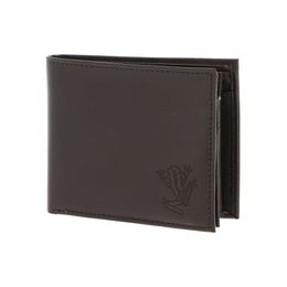 Oxmox Leather Geldb&ouml;rse RFID Schutz Leder 12 cm in braun-frog 2.0 | Gr.: onesize