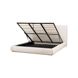 Beliani Doppelbett CAMPAGNE in Beige - (W) 199 x (H) 114 x (L) 232 cm | Gr.: onesize