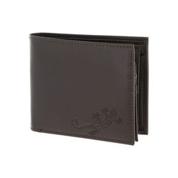 Oxmox Leather Geldb&ouml;rse RFID Schutz Leder 12 cm in braun-lizard | Gr.: onesize