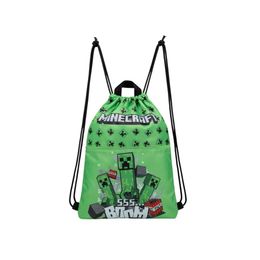 Minecraft Creeper Turnbeutel, Schwimmbeutel in gr&uuml;n | Gr.: onesize