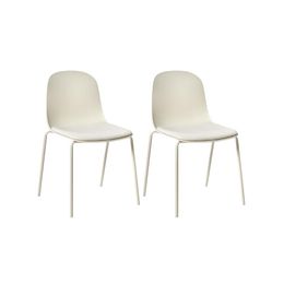 Beliani 2er-Set Konferenzstuhl DORR in Beige | Gr.: onesize