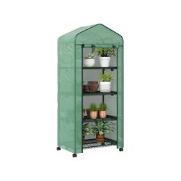 Outsunny Gew&auml;chshaus in Gr&uuml;n 69L x 50B x 160H cm | Gr.: onesize