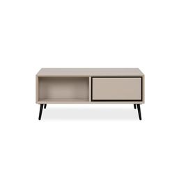 CALICOSY Couchtisch ARONA in Taupe - (W)94 x (H)40 x (L)55 cm | Gr.: onesize
