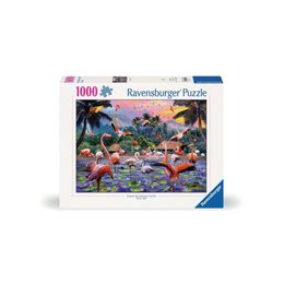 Ravensburger Puzzle 1.000 Teile Pinke Flamingos in bunt | Gr.: onesize