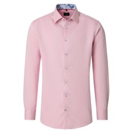 Venti Herren Businesshemd "Venti Businesshemd Langarm uni", rosa, Gr. 41, unifarben, 100% Baumwolle, Hemden