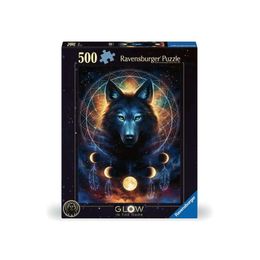 Ravensburger Puzzle 500 Teile Leuchtender Wolf in bunt | Gr.: onesize