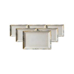 Ritzenhoff & Breker Ritzenhoff & Breker 6er Set Servierplatten Alfonso 34 x 23 cm beige in beige | Gr.: onesize