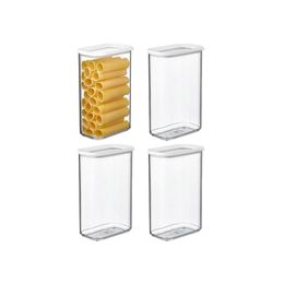 Mepal 4er Set Vorratsdosen Modula 2000 ml in wei&szlig; | Gr.: onesize