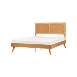 Beliani Doppelbett ISTRES in Braun - (W) 169 x (H) 120 x (L) 205 cm | Gr.: onesize