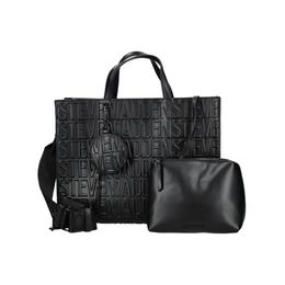 Steve Madden Damen Shopper "Steve Madden Taschen Lederimitat", schwarz, Lederimitat, Taschen