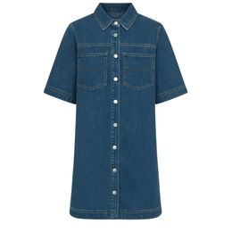 NORR Damen Jeanskleid "NORR dress Ninni", blau, Gr. 34, Obermaterial: 100% Baumwolle, Kleider