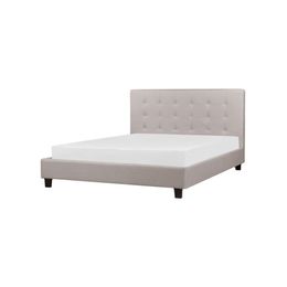 Beliani Doppelbett LA ROCHELLE in Grau - (W) 170 x (H) 108 x (L) 218 cm | Gr.: onesize