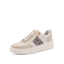 Marco Tozzi Sportliche Schn&uuml;rschuhe in Beige | Gr.: 38