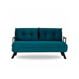 CALICOSY Sofa SANDO in Gr&uuml;n - (W)133 x (H)41 x (L)50 cm | Gr.: onesize
