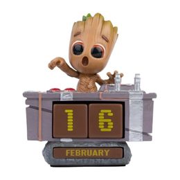 Grupo Docor Ewiger Kalender Marvel Groot Figur Death Button 3D Dauerkalender | Gr.: onesize