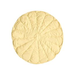 Beliani Krabbelmatte ELIZJUM in Gelb - (W) 110 x (H) 3 x (L) 110 cm | Gr.: onesize
