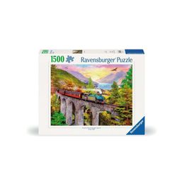 Ravensburger Puzzle 1.500 Teile Zugfahrt im Herbst in bunt | Gr.: onesize