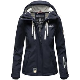 Marikoo Damen Softshelljacke "Kleine Zicke", blau, Gr. S, Obermaterial: 98% Polyester, 2% Elasthan, Innenseite: 100% Polyester, Jacken, sportliche