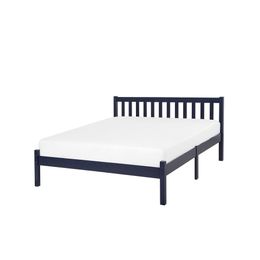 Beliani Doppelbett FLORAC in Blau - (W) 147 x (H) 70 x (L) 208 cm | Gr.: onesize