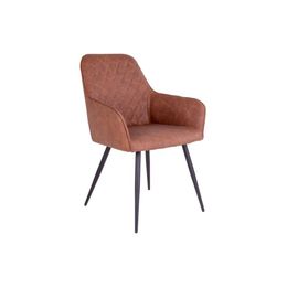 ebuy24 Esszimmerstuhl Hasse Braun 2er Set | Gr.: onesize