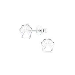 Alexander York Ohrstecker PFOTE cut-out in 925 Sterling Silber, 2-tlg. | Gr.: onesize
