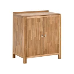 Beliani Gartenk&uuml;che VENOSA in Braun - (W) 80 x (H) 90 x (L) 50 cm | Gr.: onesize