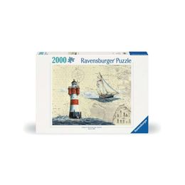 Ravensburger Puzzle 2.000 Teile Romantischer Leuchtturm in bunt | Gr.: onesize