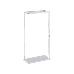 Beliani Handtuchst&auml;nder GARCITAS in Silber - (W) 41 x (H) 83 x (L) 19 cm | Gr.: onesize