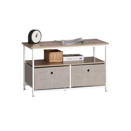CALICOSY Couchtisch LISA in Helles - (W)80 x (H)47 x (L)40 cm | Gr.: onesize