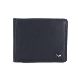 Golden Head Polo Geldb&ouml;rse RFID Schutz Leder 11 cm in marineblau | Gr.: onesize