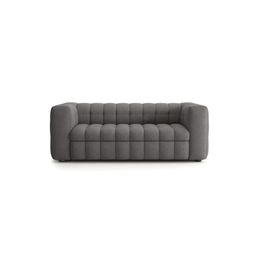 CALICOSY Sofa CHIARA in Anthrazitgrau - (W)220 x (H)80 x (L)100 cm | Gr.: onesize