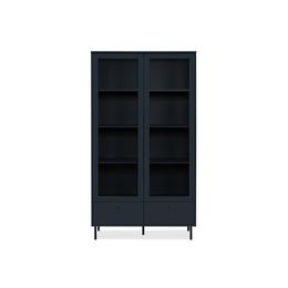 CALICOSY Vitrine CITY in Blau - (W)100 x (H)183 x (L)40 cm | Gr.: onesize