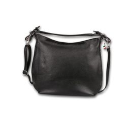 Leder Schultertasche Florence Tasche schwarz ca. 38cm | Gr.: onesize