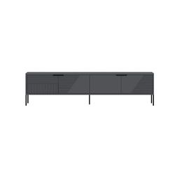 CALICOSY TV-M&ouml;bel DORE in Anthrazitgrau - (W)180 x (H)45 x (L)30 cm | Gr.: onesize