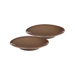 Ritzenhoff & Breker Ritzenhoff & Breker 2er Set Servierplatten Sahara &oslash; 31 cm in Dunkelbraun | Gr.: onesize