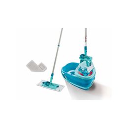 Leifheit Set CLEAN TWIST M Ergo SUPERDUSTER M t&uuml;rkis grau wei&szlig; 46,0 x 25,0 x 140,0 cm | Gr.: onesize