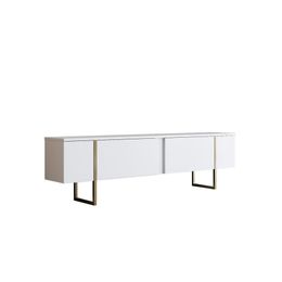 CALICOSY TV M&ouml;bel LUXE in Wei&szlig; - (W)180 x (H)50 x (L)30 cm | Gr.: onesize