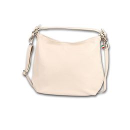 Leder Schultertasche Florence Tasche beige ca. 38cm | Gr.: onesize