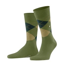 Burlington Damen Socken "Edinburgh", Gr. 40, gr&uuml;n, Obermaterial: 71% Schurwolle WV. 29% Polyamid PA., glatt, Socken