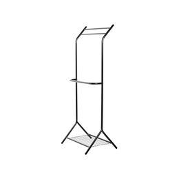 Beliani Handtuchst&auml;nder COTIA in Schwarz - (W) 50 x (H) 130 x (L) 46 cm | Gr.: onesize