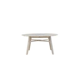 ebuy24 Gartentisch Rives Whitewash 150 x 150 cm | Gr.: onesize