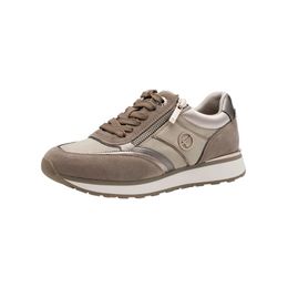 Tamaris Sneaker Damen Gr&ouml;&szlig;e 41 beige / ecru / dunkelbeige Sommerschuhe