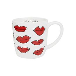 Blond Amsterdam Cappuccino-Becher Valentinstag K&uuml;sschen in Rot - 500 ml | Gr.: onesize