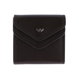 Golden Head Polo Geldb&ouml;rse Leder 8 cm in dunkelbraun | Gr.: onesize