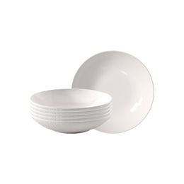 Villeroy & Boch Villeroy & Boch 6er Set Schalen Manufacture Ice &oslash; 23,5 cm wei&szlig; in wei&szlig; | Gr.: onesize